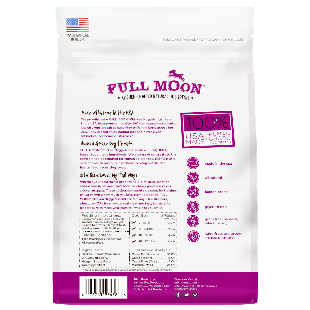 Chicken Nuggets Dog Treats | 100% Human Grade | Glycerine Free | Made ...