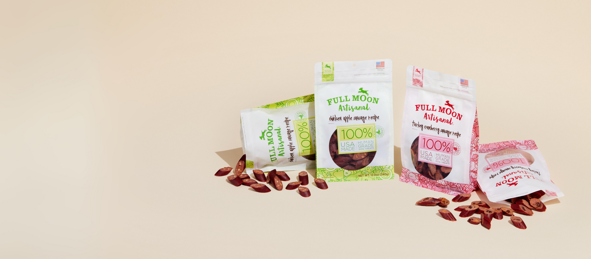 Full Moon Pet | 100% Human Grade Dog Treats | Made in the USA