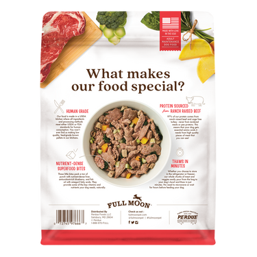 Full Moon Freshly Crafted Dog Food Beef Recipe
